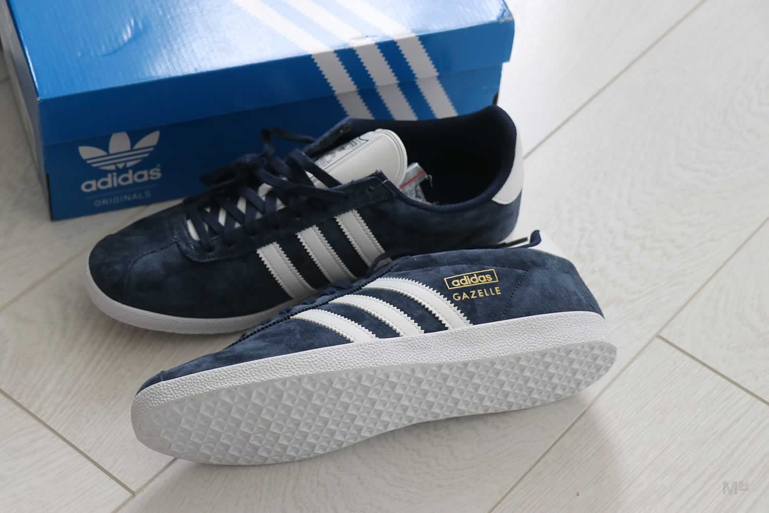 New In My Wardrobe: Adidas Gazelle OG Trainers In Navy | Michael 84