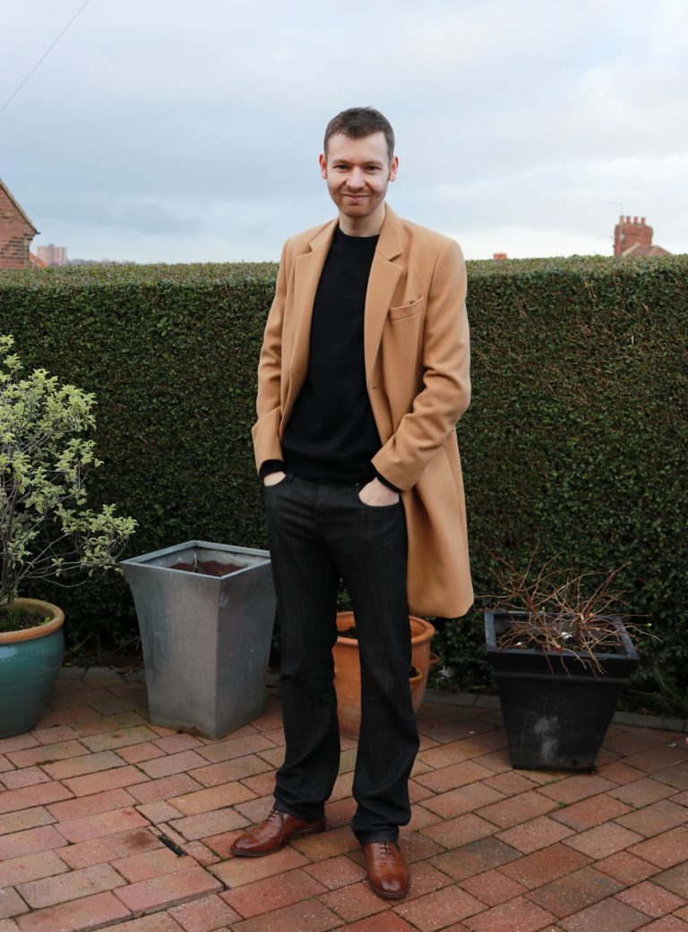 Today's Style - Camel Overcoat With Black Knit | Michael 84
