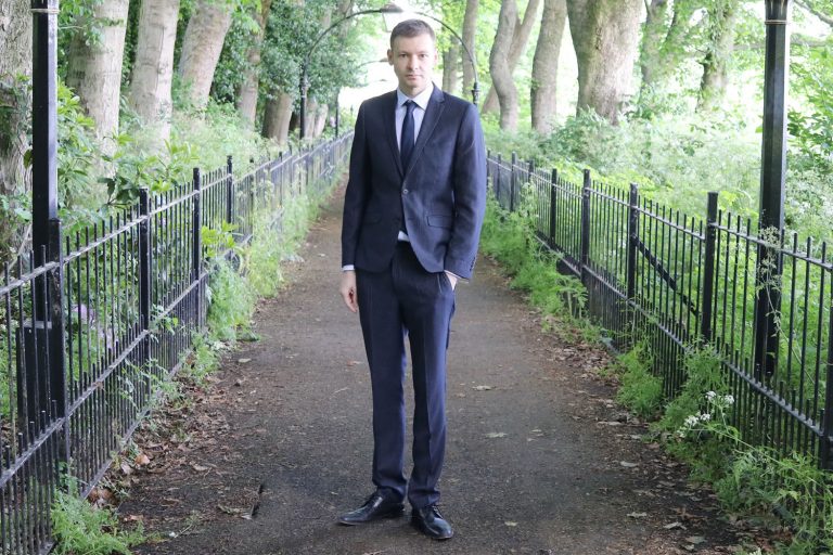 Smart Styling On A Budget: French Connection Suit | Michael 84
