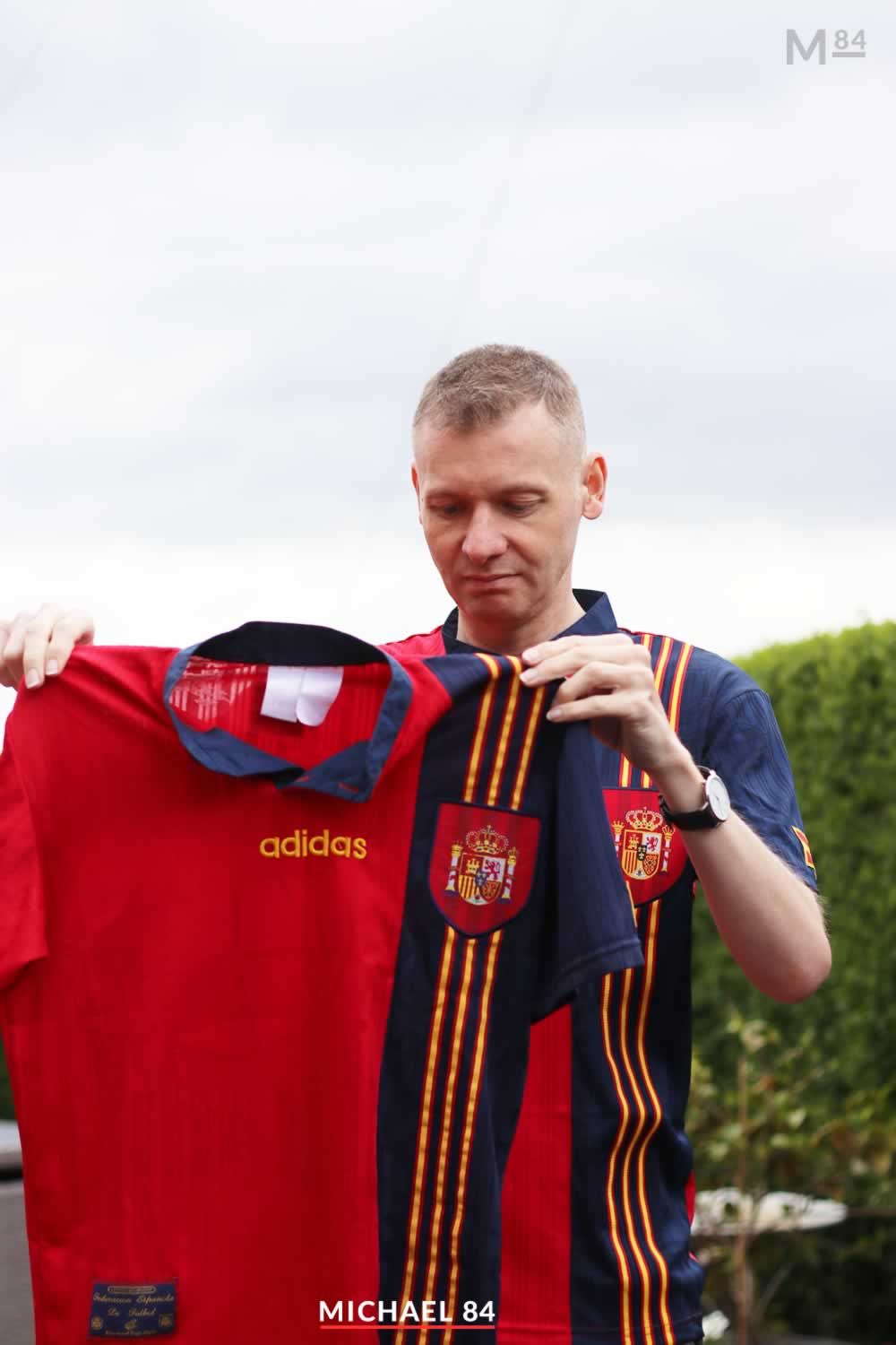 Spain '96 Shirt Adidas Reissue - Here's What It's Like & Comparison To ...